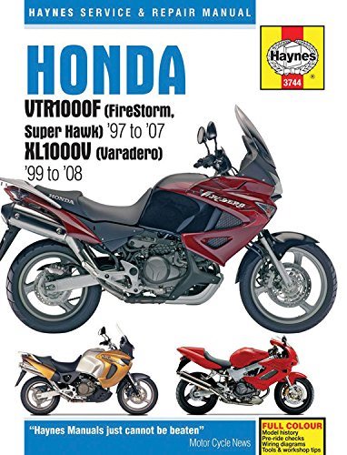 Honda VTR1000F (FireStorm, Super Hawk) (97 - 07) & XL1000V (Varadero) (99 - 08) Haynes