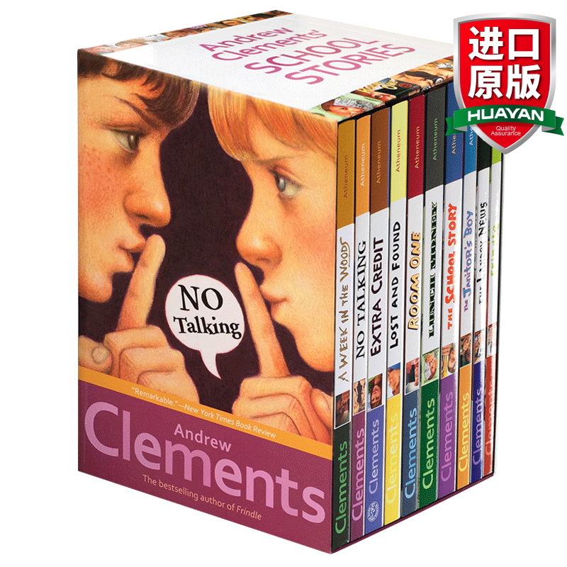 英文原版 安德鲁克拉门校园系列 Andrew Clements' School Stories 盒装 全英文版