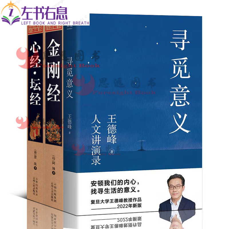 全3册】寻觅意义+金刚经+坛经心经王德峰六祖坛经慧能诠释哲学思想系列书籍
