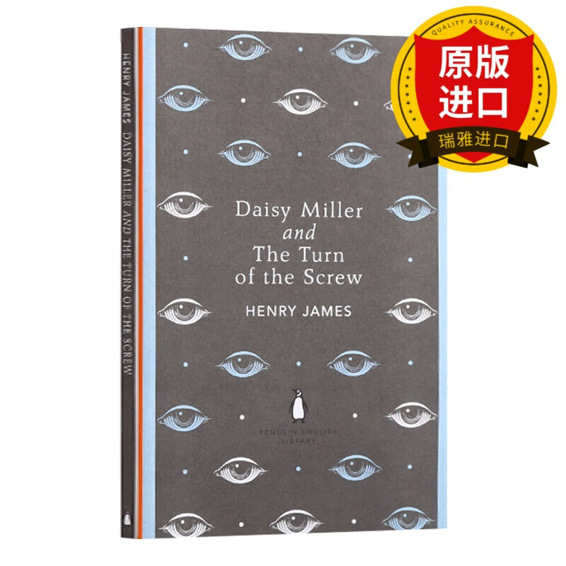 英文原版 黛西米勒和螺丝在拧紧 Daisy Miller and The Turn of the Screw 英国企鹅图书馆版 The English Libary 进口英语书籍