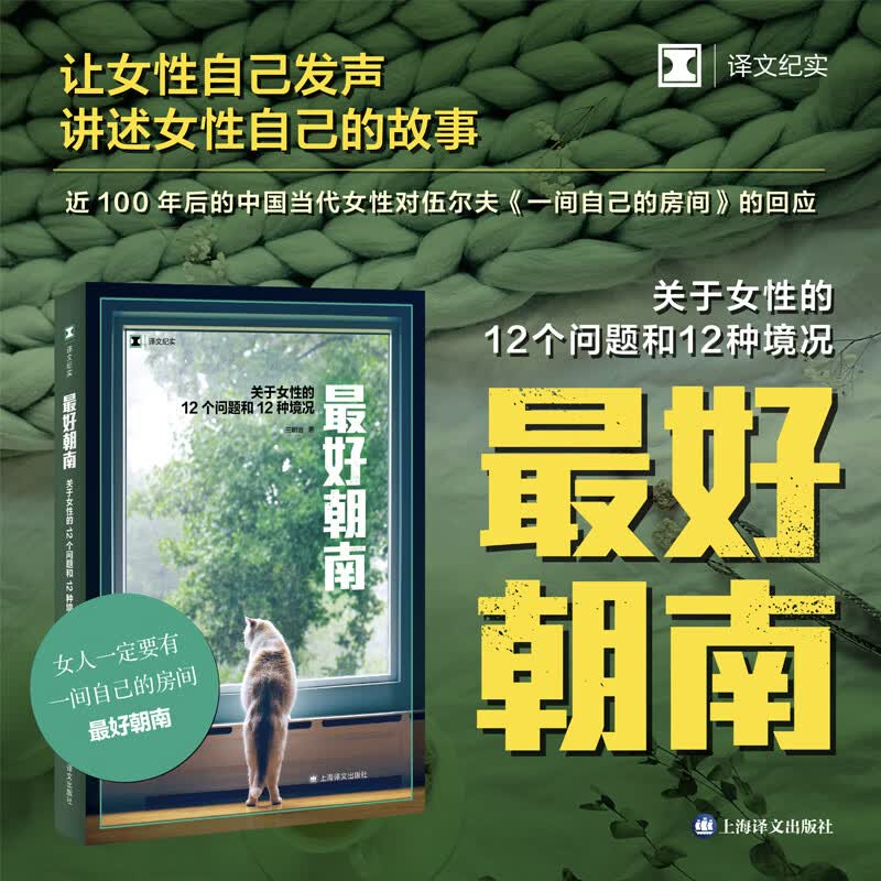 最好朝南 译文纪实 三明治著 让女性自己发声 讲述女性自己的故事近100年后的中国当代女性对伍尔