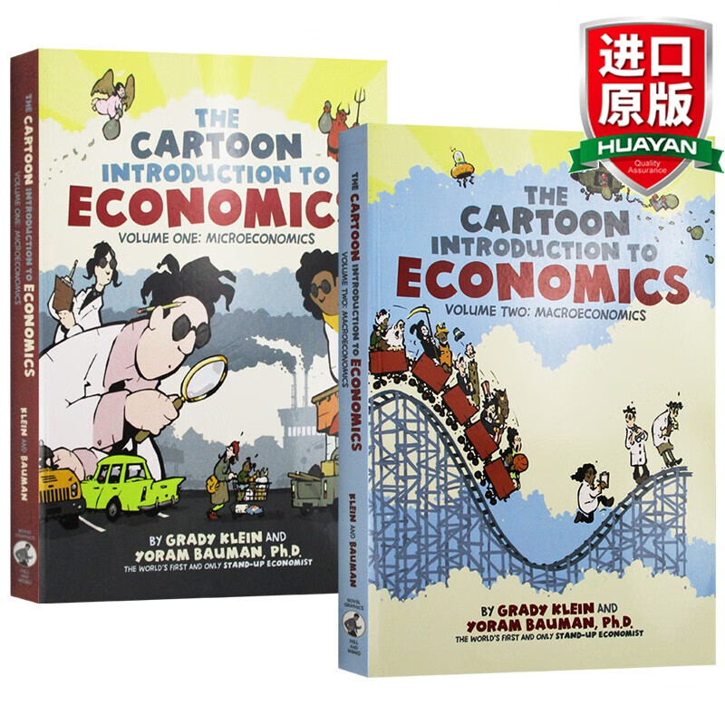 英文原版 看漫画学经济学套装2册 Microeconomics 微观经济学 全英文版