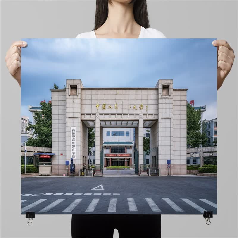 中国人民公安大学明信片 中国人民公安大学纪念品 公大明信片 公大海报一