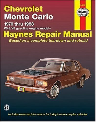 Chevrolet Monte Carlo (1970-1988) petrol Haynes Repair Manual (USA)