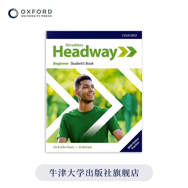 牛津英语教材 New Headway 第五版 青少年英语综合教材 英语原版 适合16岁以上 Beginner【学生用书】