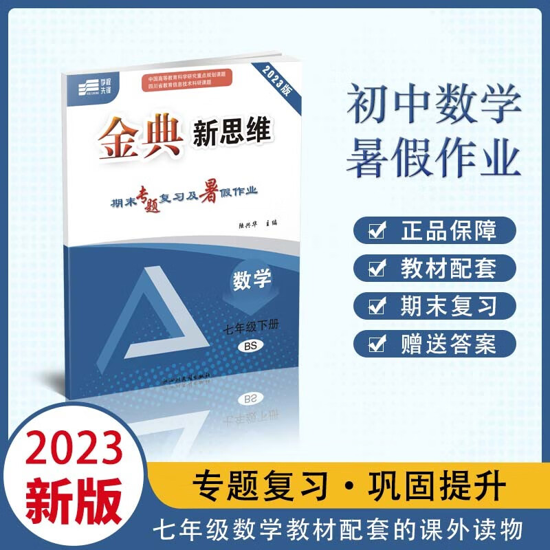 【含答案】2023春 金典新思维 数学七年级下册期末专题复习及暑假作业