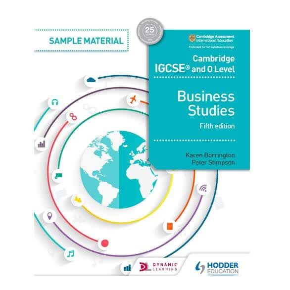 IGCSE and O Level Business Studies 5th Edition剑桥商务