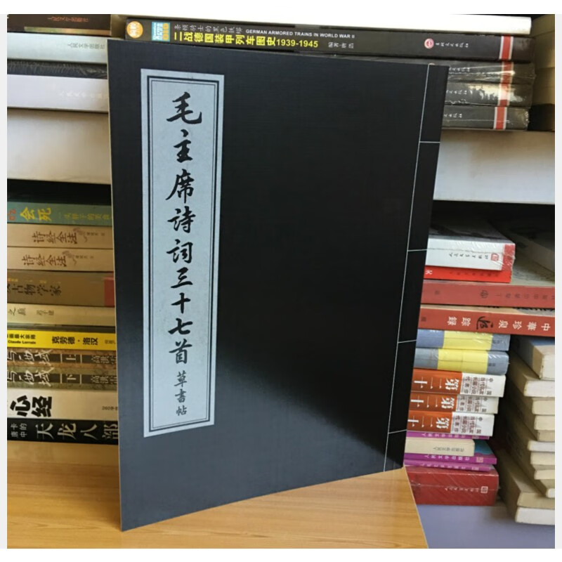 毛主席诗词三十七首草书毛笔字帖碑帖毛泽东成人书法