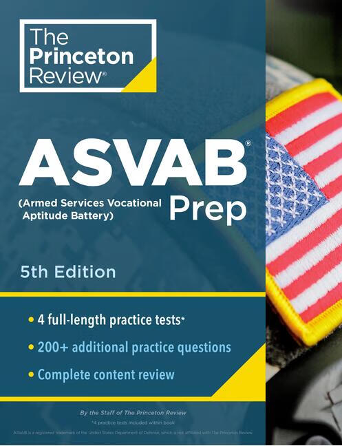 现货 普林斯顿评论 军队职业倾向测验 第5版 英文原版 Princeton Review