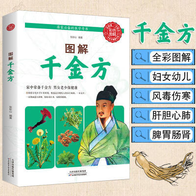 千金方药书中药中医基础理论食物本草图谱中医书籍大全调理饮食术 图解千金方