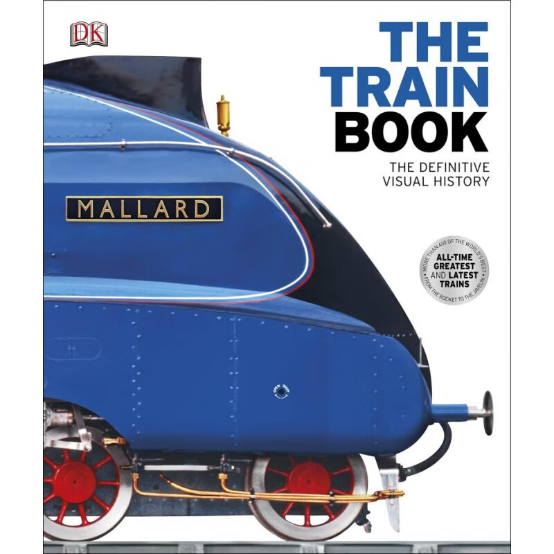 现货 大开本DK英文原版火车百科大全书：视觉历史图解图鉴The Train Book DK火车大百科全书全彩精装艺术画册