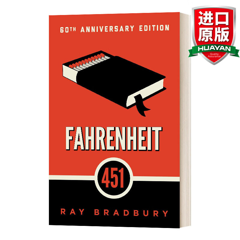 Fahrenheit 451 英文原版小说 华氏451度 英文版 进口英语原版书籍