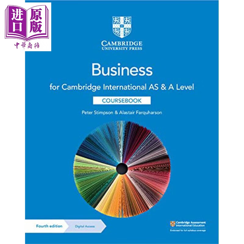 Cambridge International AS ALevel Business Coursebook 剑桥经管类 商务课本 英文原版进口教材