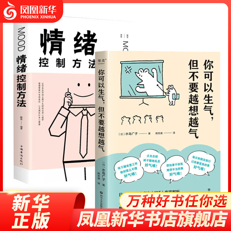 自选】你可以生气，但不要越想越气 情绪管理自控制书籍 你可以生气+情绪控制方法【定价75.8】