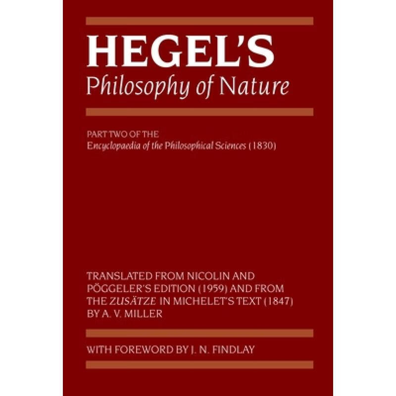 Hegel's Philosophy of Nature: Encyclopaedia ...