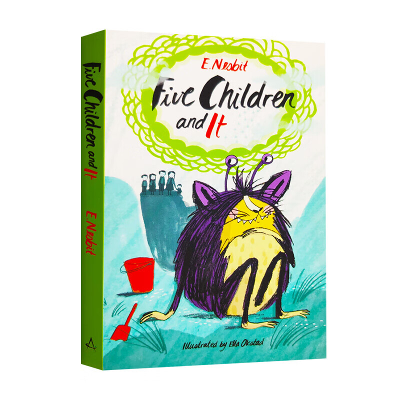 【中图原版】五个孩子和沙地精 Five Children and It 英文原版进口儿童插图小说 中