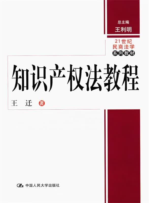 知识产权法教程 王迁 著【书】
