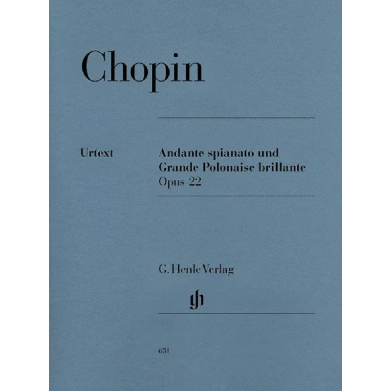 肖邦 平静的行板与华丽的大波兰舞曲op22 钢琴 亨乐 Chopin Polonaise HN631