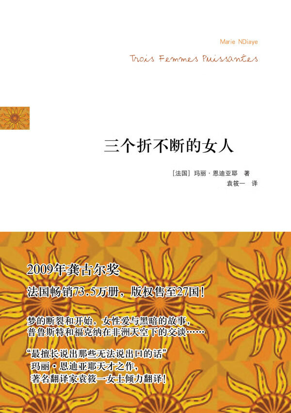 三个折不断的女人 (法)恩迪亚耶 著,袁筱一 译