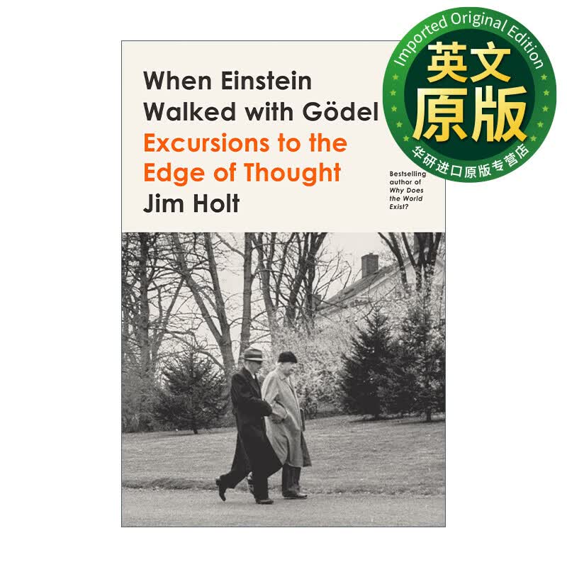 当爱因斯坦与哥德尔同行 英文原版 When Einstein Walked with Godel Excursions to the Edge of Thought 英文版 科普读物