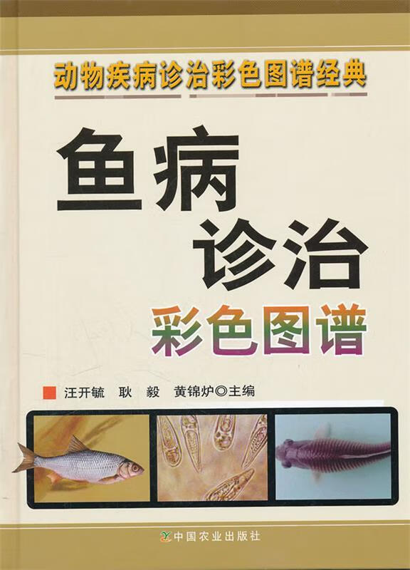 鱼病诊治 彩色图谱【，放心购买】