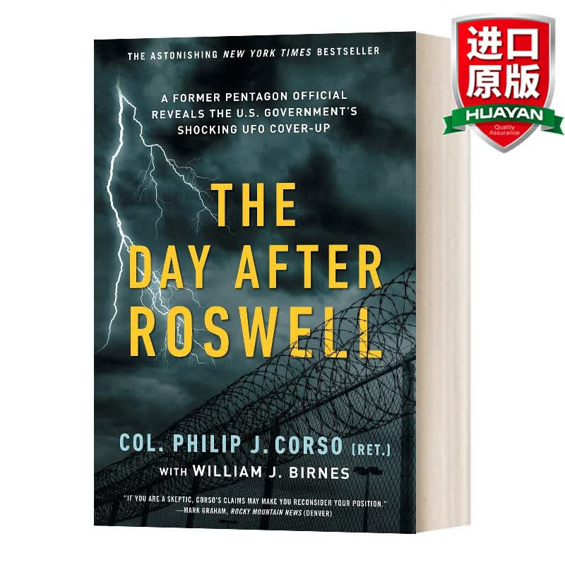 The Day After Roswell 英文原版 罗斯维尔事件后记 英文版 进口英语原版书籍
