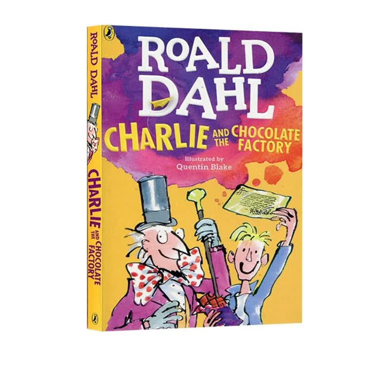 新版 查理和巧克力工厂 Charlie and the Chocolate Factory 罗尔德达尔系列 Roald Dahl 英文原版小说 小学生初中课外阅读故事书 .