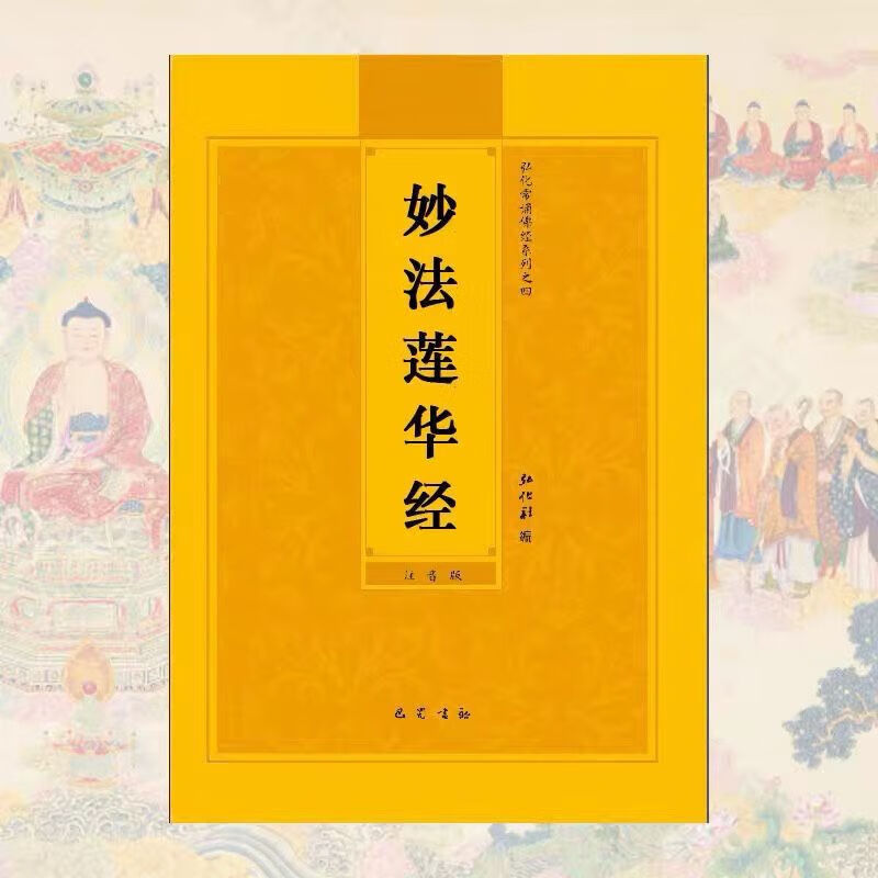法华经妙法莲华经注音版简体字佛经法华经文读诵本结缘书大乘妙法莲华经拼音版抄经本妙法莲华经观世音菩萨