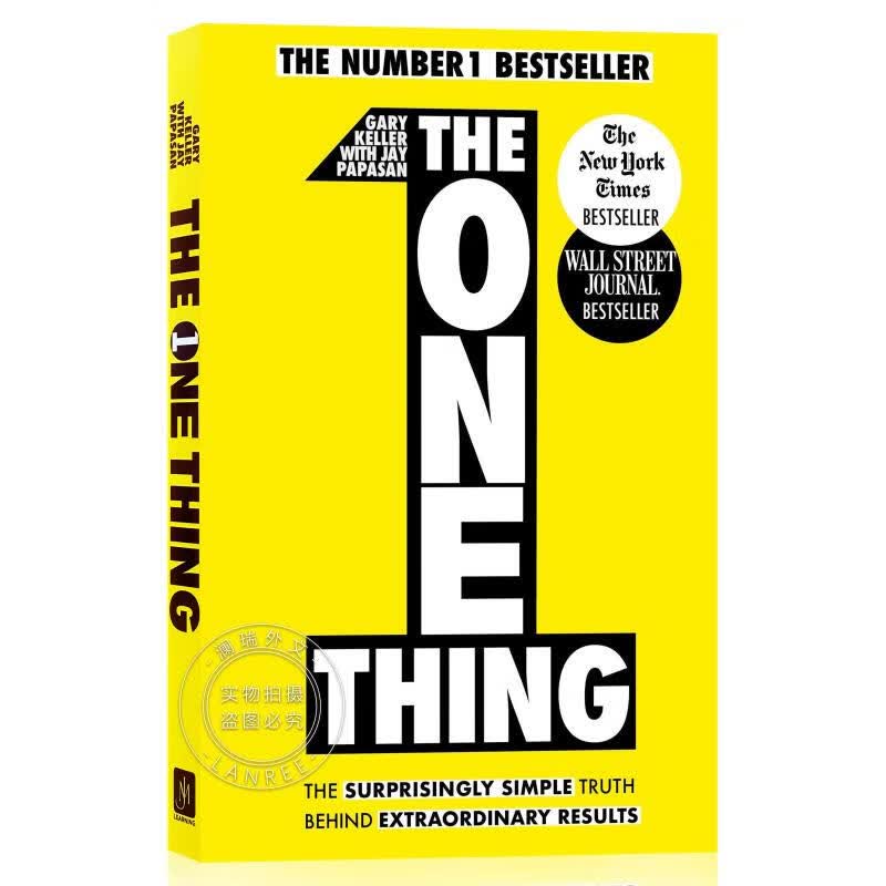 现货 专注一件事：伟大成就背后的简单真相 The One Thing: The Surprisingly Simple Truth Behind Extraordinary Results: A...