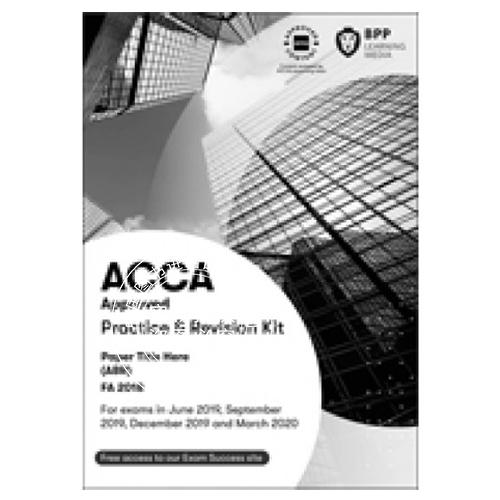 现货 ACCA考试 BPP新版 审计与认证练习册 英文原版 ACCA Audit and