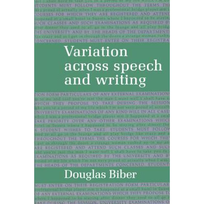CBG Variation across Speech and Writing