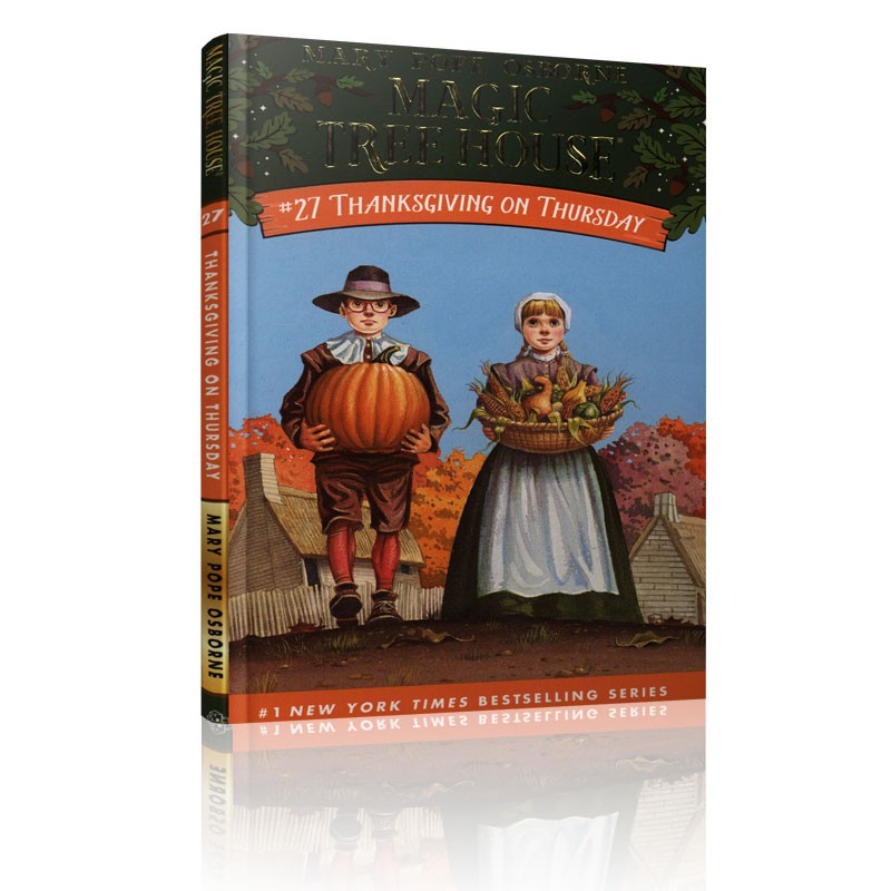 中图原版进口 Magic Tree House 27: Thanksgiving on Thursday 神奇树屋27 周四感恩节