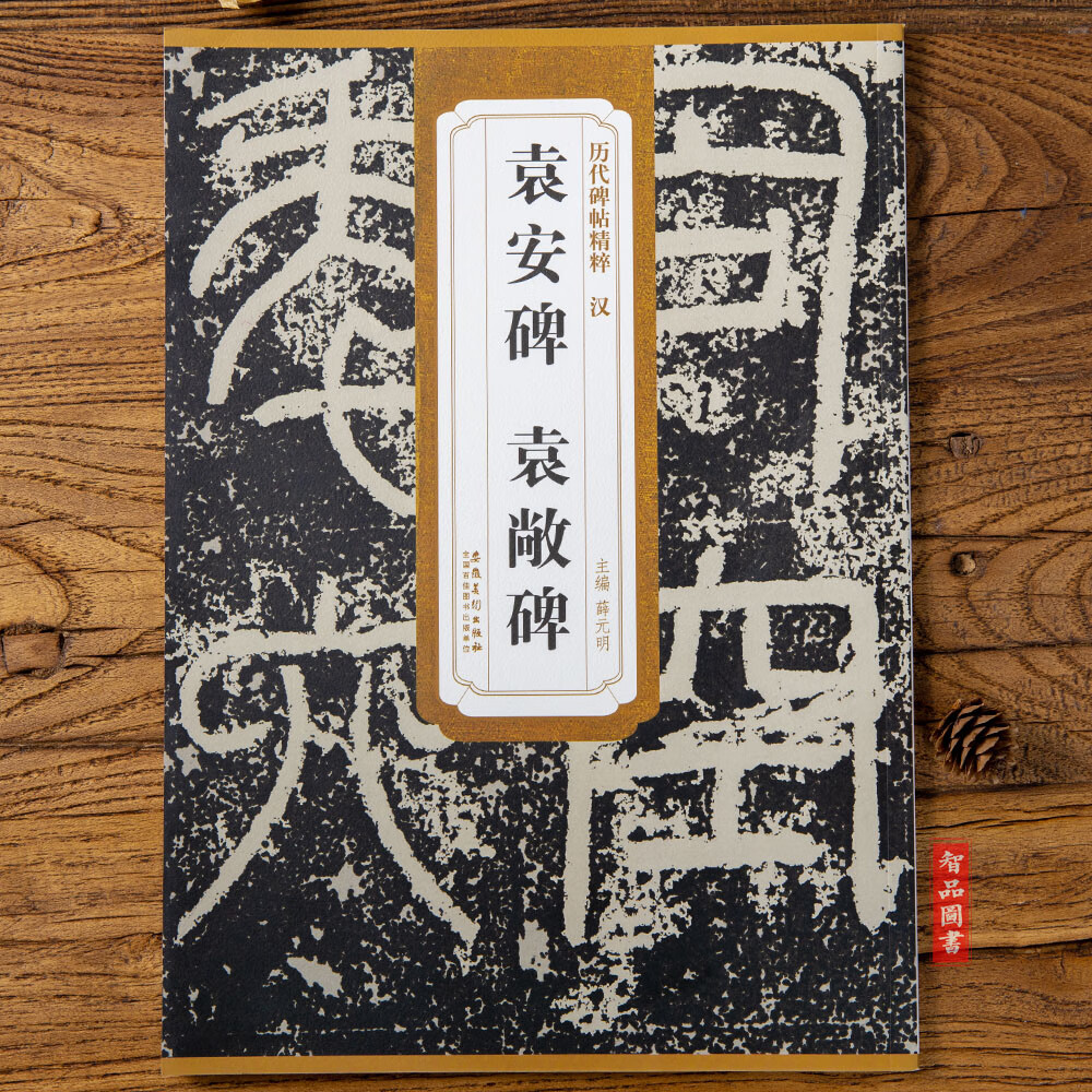 历代碑帖精粹 汉代 袁安碑袁敞碑 薛元明主编 第二辑简体旁注碑帖篆书毛笔书法练字帖 安徽美术智品正