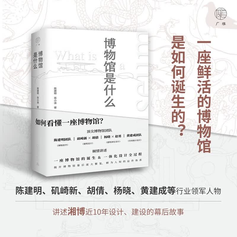 现货   博物馆是什么（广雅）  陈建明，张小溪 著  广西师范本社