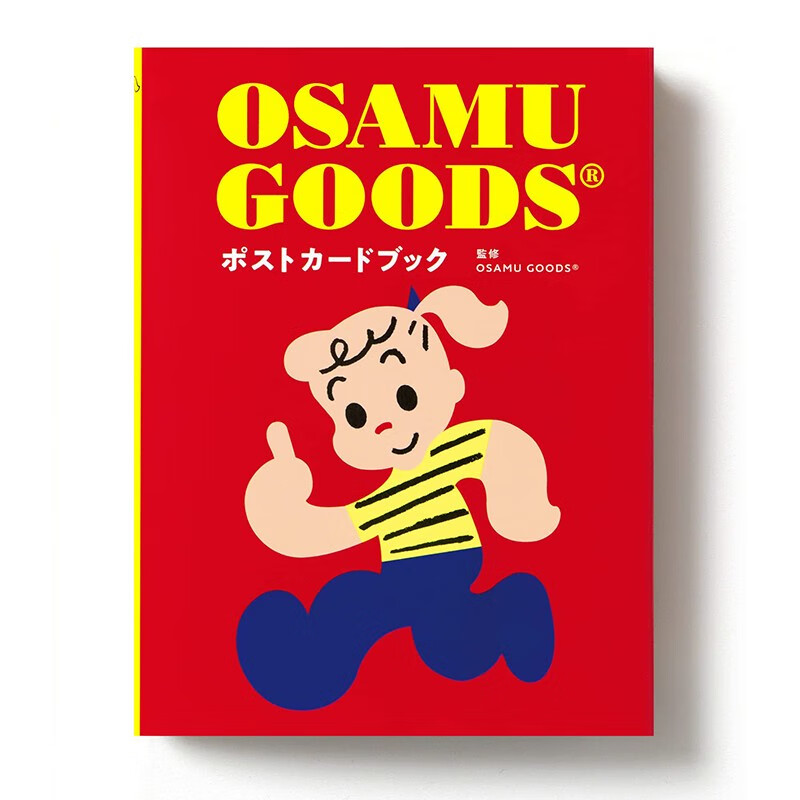 预售 日文原版 OSAMU GOODS ポストカ—ドブック PIE 原田 治 可爱插画精选收录明信片画册画集艺术书籍