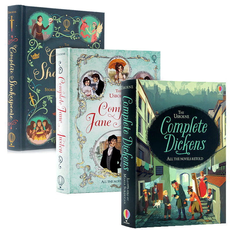 Complete Jane Austen Dickens Shakespeare 三本