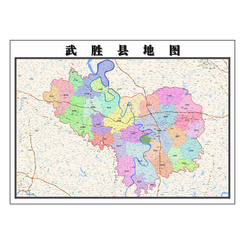 武胜县1.1米新款贴图省广安市行政交通区域划分现货 不覆膜