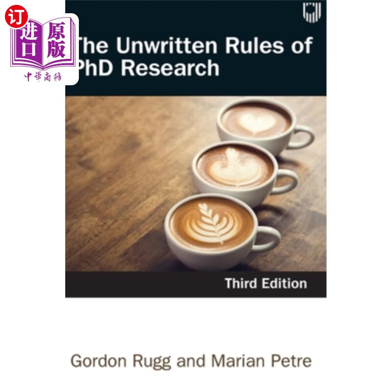 海外直订The Unwritten Rules of PhD Research 博士研究的不成文规则