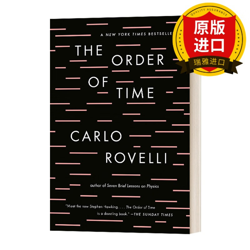 英文原版 时间的秩序 The Order of Time 英文版 Carlo Rovelli 进口英语原版书籍