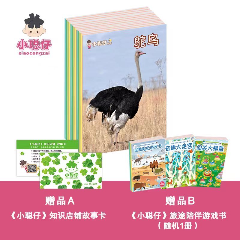 【单本】现货2023年小聪仔科普版婴儿版幼儿版全辑22年小聪仔2-8岁宝宝孩子期刊杂志启蒙认知早教子 22年科普版11-12期