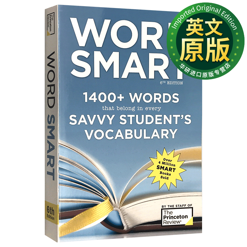 英语词汇巧记 英文原版 Word Smart 6th Edition 普林斯顿SAT/GRE/托福 英文版 The Princeton Review