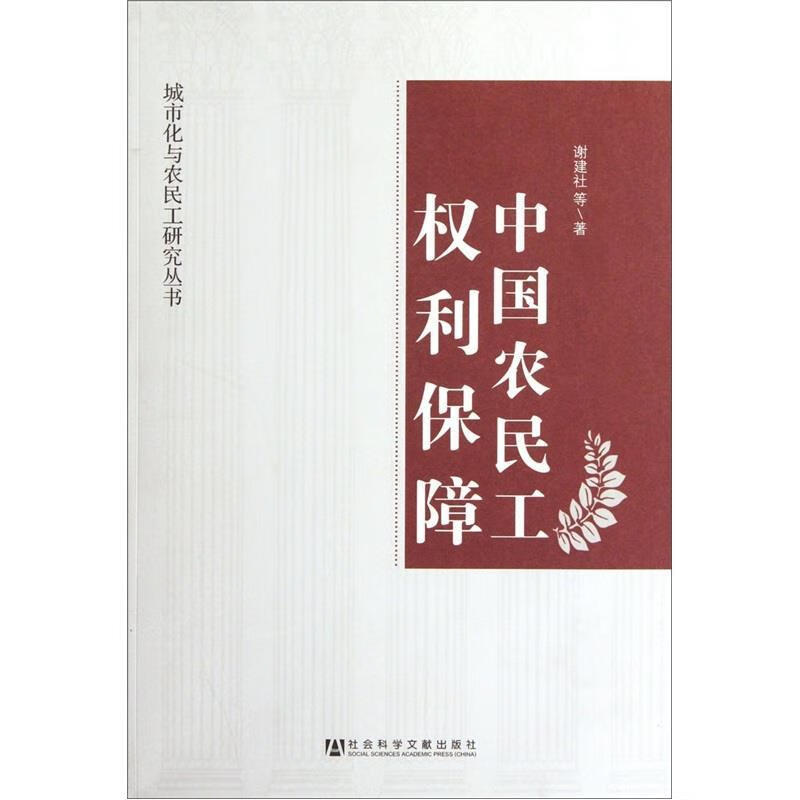 中国农民工权利保障 谢建社 著