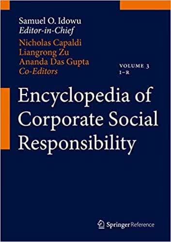 Encyclopedia of Corporate Social Responsibility