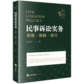 民事诉讼实务思维·策略·技巧 杨中洁 著【书】