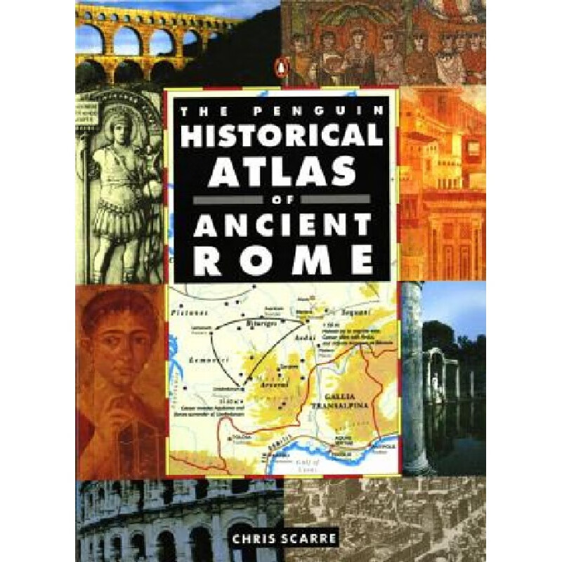 现货英文原版 Historical Atlas Of Ancient Rome古罗马企鹅历史地图集