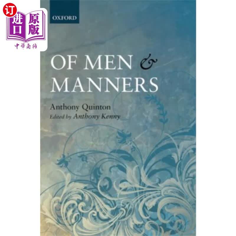 海外直订Of Men and Manners 人与礼仪