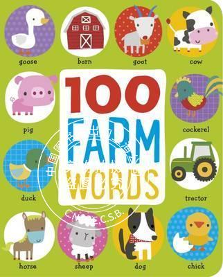 现货 100种农场动物 英文原版 100 Farm Words