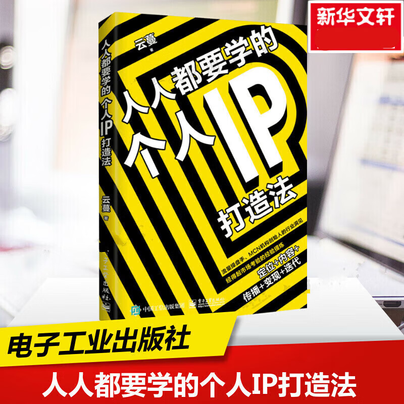 人人都要学的个人IP打造法 云蔓 打造个人 自媒体运营书籍 小红书私域营销短视频直播运营 电子工业出