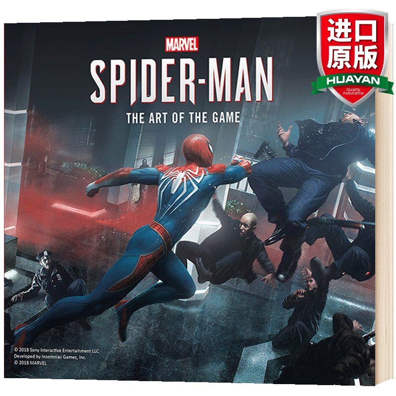 英文原版 漫威蜘蛛侠 Marvel's Spider-Man 游戏艺术设定集画册 全英文版