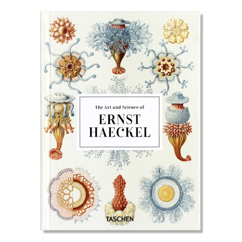 现货 Taschen40周年纪念版系列 Ernst Haeckel 原版进口 恩斯特海克尔放射者 KALKSCHWAMME 自然生物动植物手绘手稿艺术画册书籍